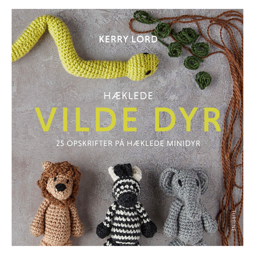 Bog: Hæklede vilde dyr af Kerry Lord - Køb billigt her